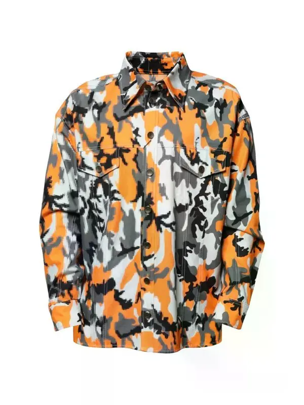 Dolce & Gabbana Camouflage Print Denim Jacket
