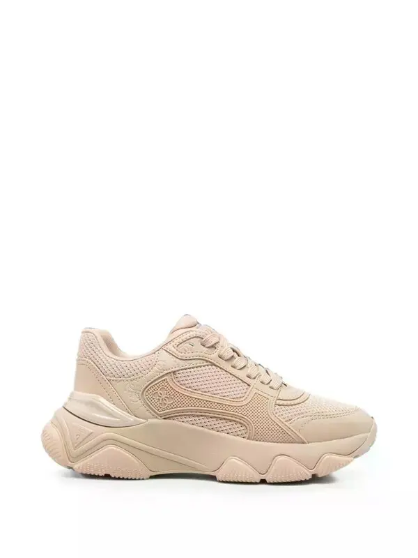 Guess Logo-embossed Leather Sneakers