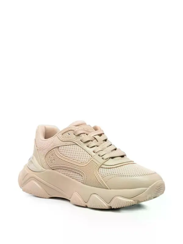 Guess Logo-embossed Leather Sneakers