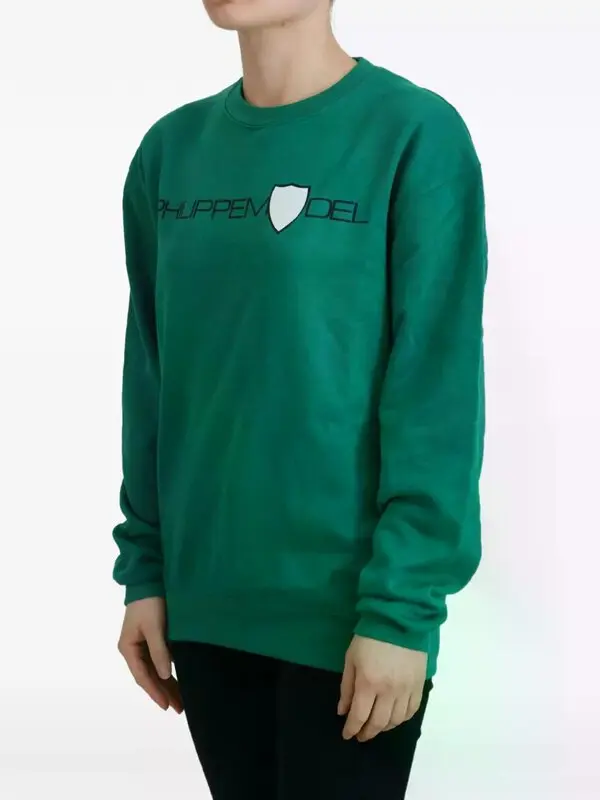 Philippe Model Logo Print Sweater - Green
