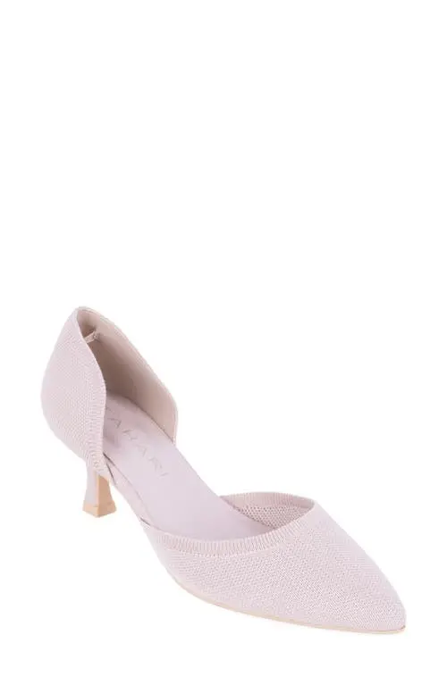 Tahari Moreno Half D'orsay Pumps - Natural