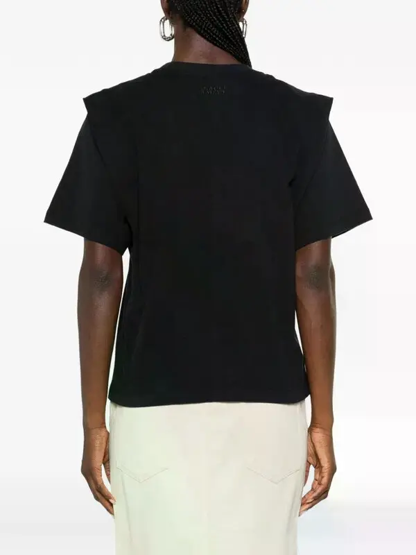 Isabel Marant Étoile Zelitos Padded Shoulder T-shirt