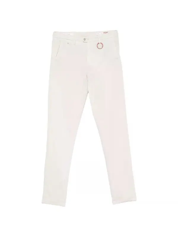 TRAMAROSSA Luis Logo-plaque Trousers - Neutrals