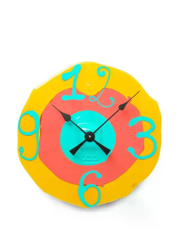 GAETANO PESCE Watch Me Irregular-shape Clock X Browns Exclusive - Yellow