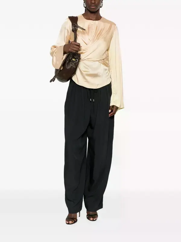 Isabel Marant Étoile Neame Crossover Detail Blouse - Neutrals