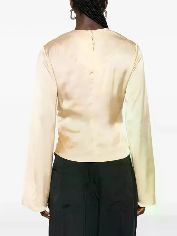 Isabel Marant Étoile Neame Crossover Detail Blouse - Neutrals