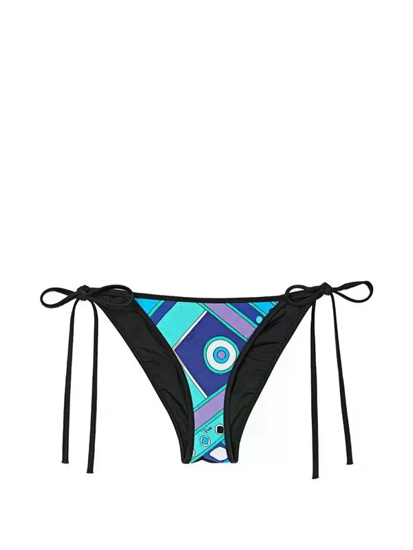Emilio Pucci Vivara Print Bikini Bottom - Blue