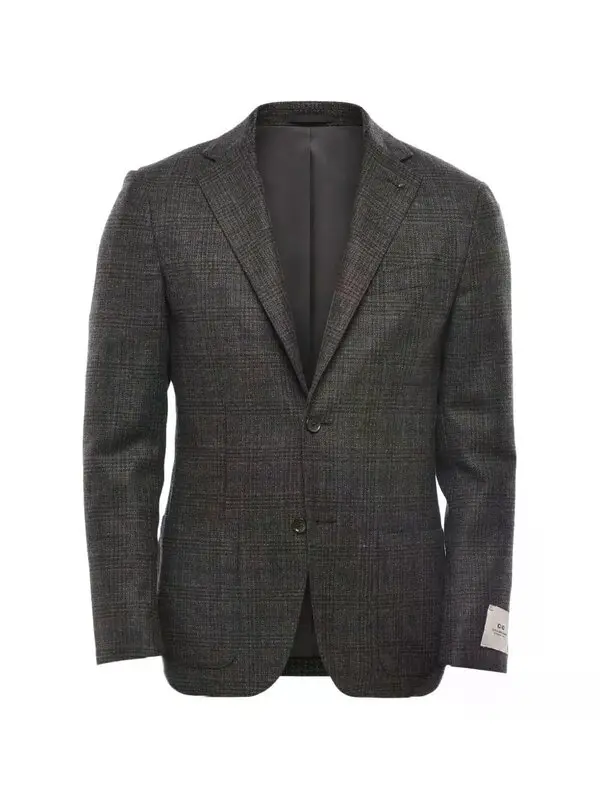 Corneliani Checked Single-breasted Blazer