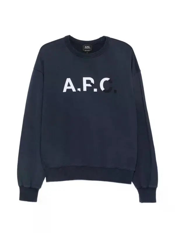 A.p.c. Logo Print Sweatshirt