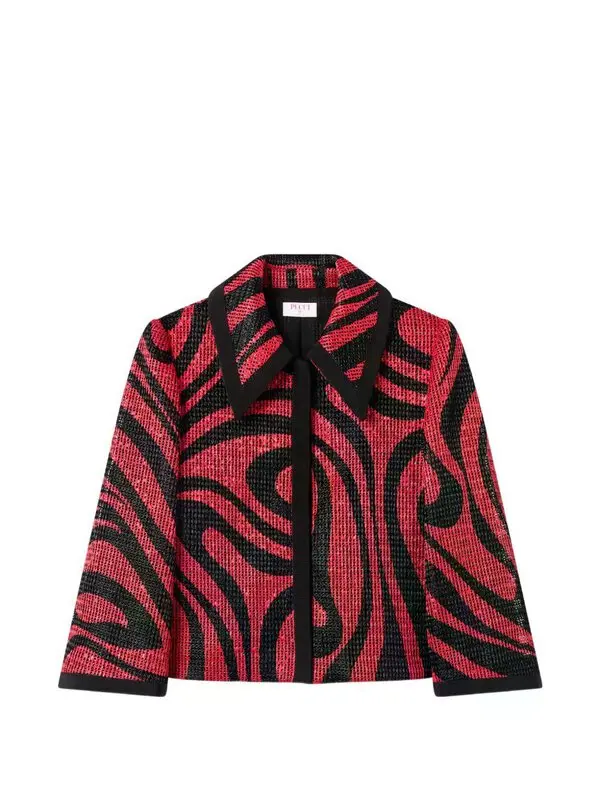 Emilio Pucci Printed Raffia Net Jacket