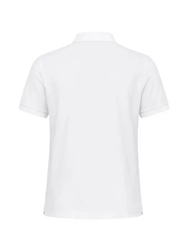DIESEL® Logo-patch Zip-up Polo Shirt