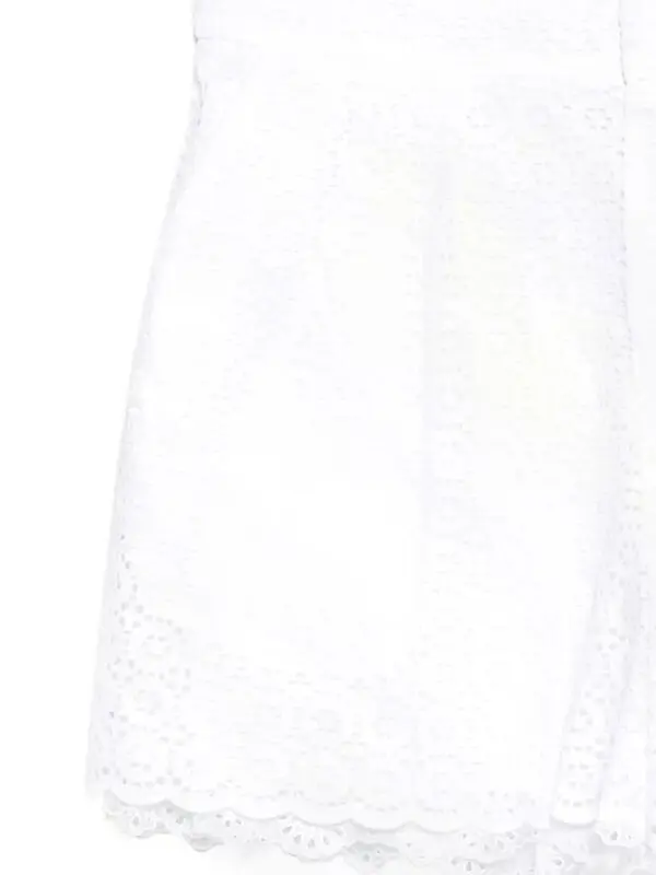 Dice Kayek Broderie Anglaise Shorts - White