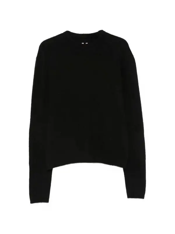 Rick Owens Ribbed Trim Sweater