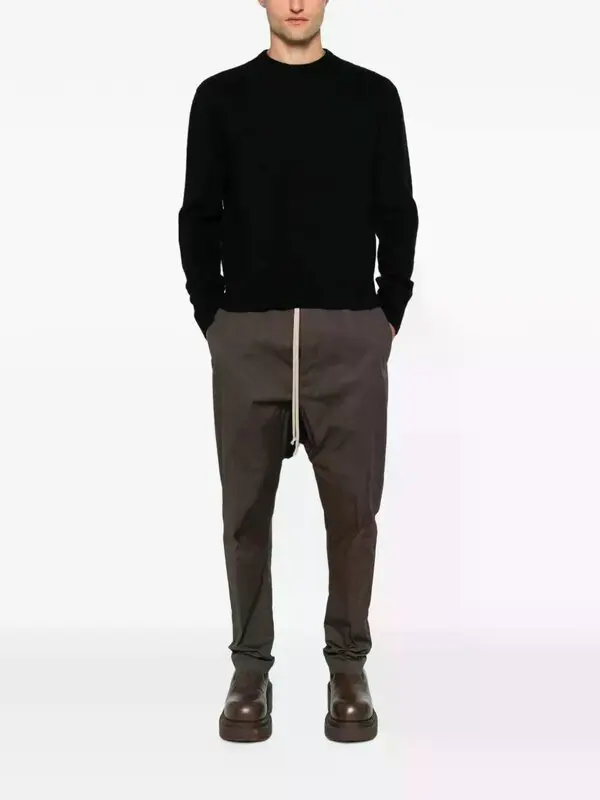 Rick Owens Ribbed Trim Sweater