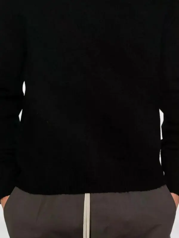 Rick Owens Ribbed Trim Sweater