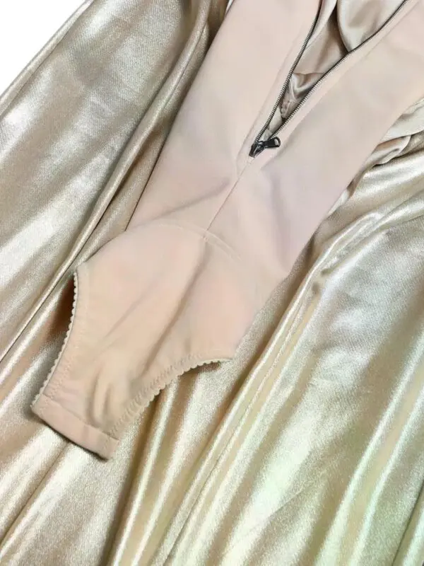 Dolce & Gabbana Crystal-embellished Metallic Maxi Dress