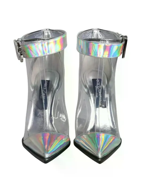 Dolce & Gabbana Holographic Pumps With Dg Buckle Detail
