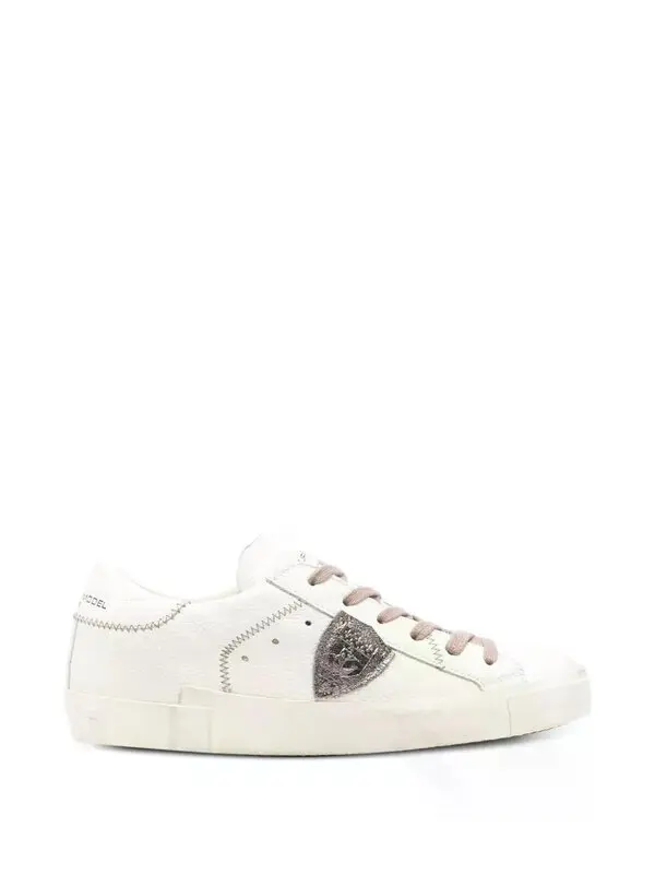 Philippe Model Prsx Low Panelled Sneakers - White