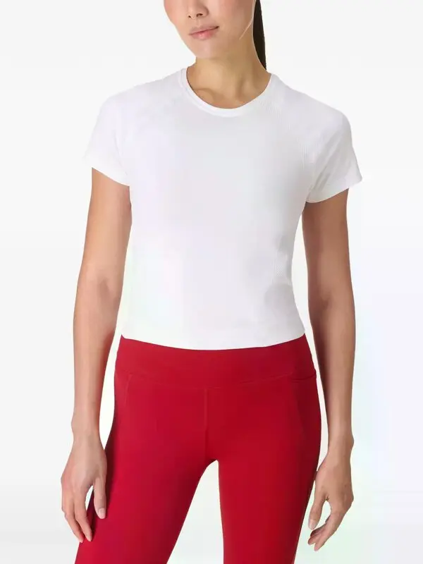 Sweaty Betty Cropped Ribbed T-shirt