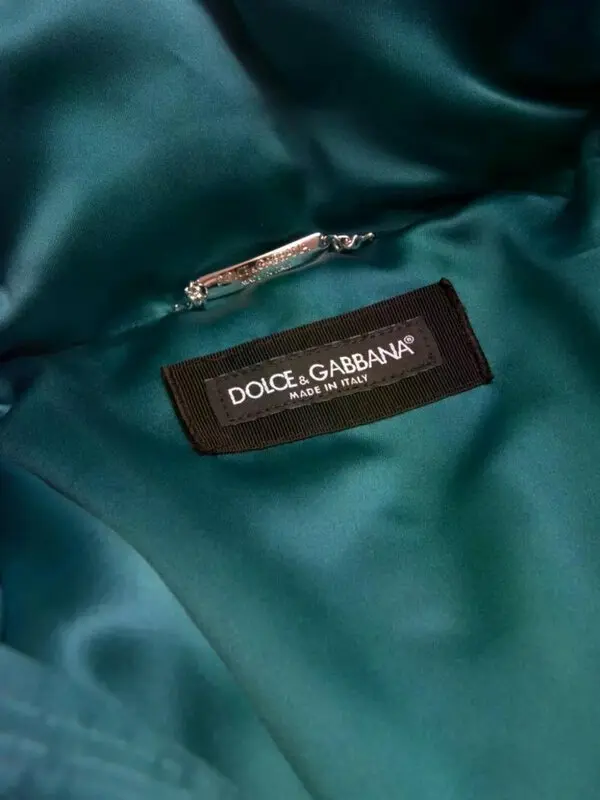 Dolce & Gabbana Floral Appliqué Padded Jacket