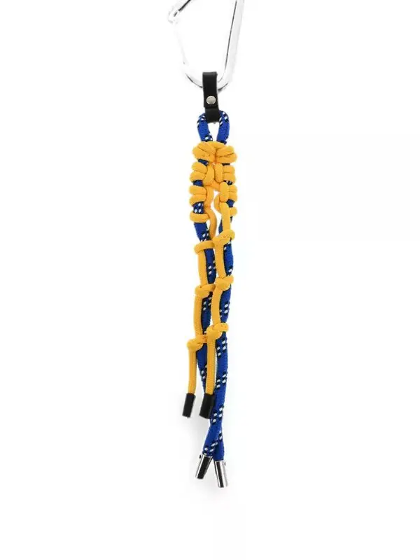 Dsquared2 Braided Carabiner Keychain - Blue