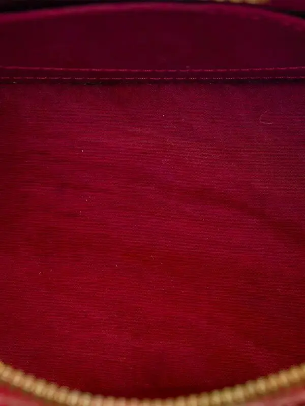 LOUIS VUITTON Monogram Vernis Alma Bb Satchel - Red
