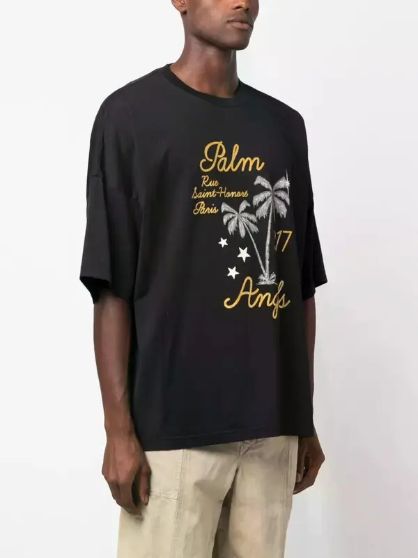 Palm Angels Palm Paris Cotton Sweatshirt