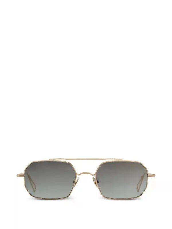 AHLEM Clovis Geometric Frame Sunglasses - Gold