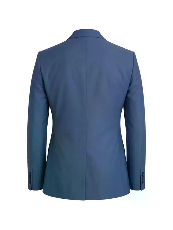 Dolce & Gabbana Logo-embroidered Single-breasted Blazer