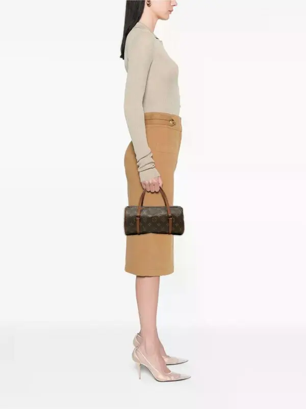 LOUIS VUITTON Monogram Papillon 26 Handbag - Brown