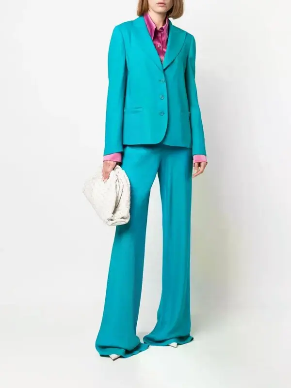 Alberta Ferretti Single-breasted Tailored Blazer