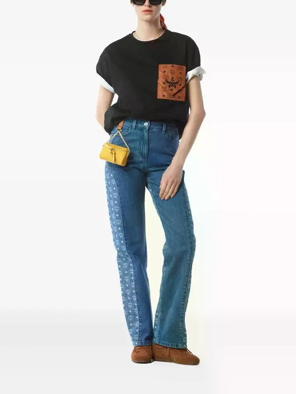 Mcm Monogram Jacquard Jeans