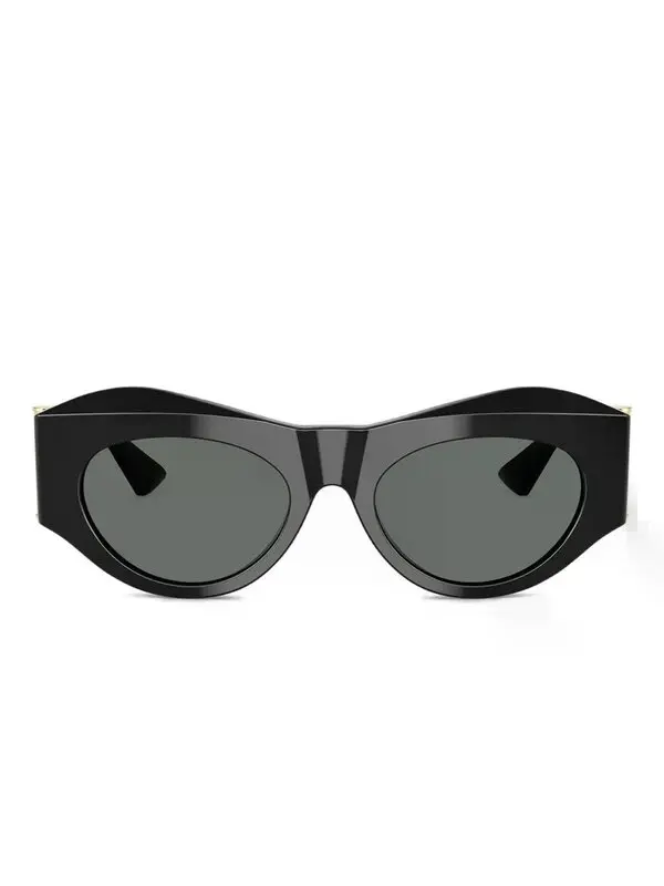 Versace Oval-frame Sunglasses - Black