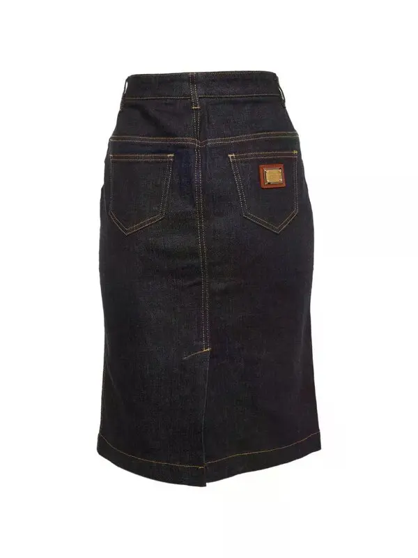 Dolce & Gabbana Logo-patch Skirt