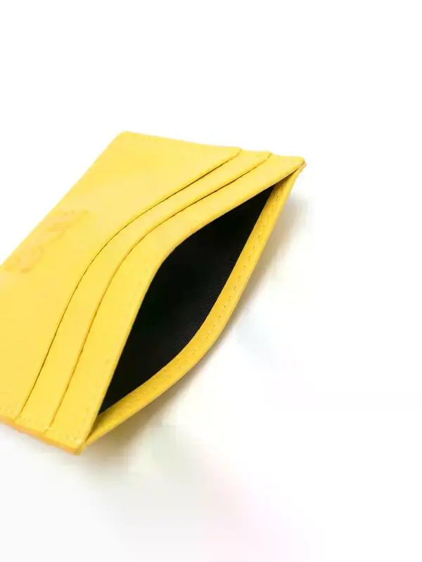 Palm Angels Logo-plaque Leather Cardholder