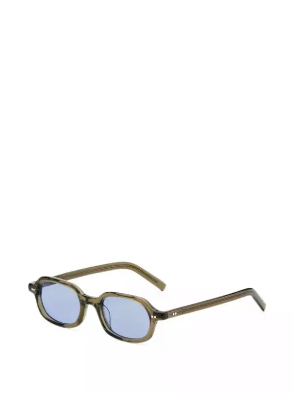 AKILA Psyche Geometric Frame Sunglasses - Brown