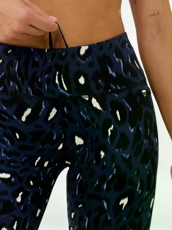 Sweaty Betty Leopard Print High-waisted Shorts