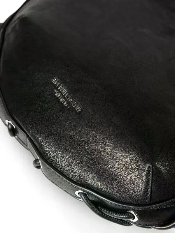 ANN DEMEULEMEESTER Lace-up Shoulder Bag