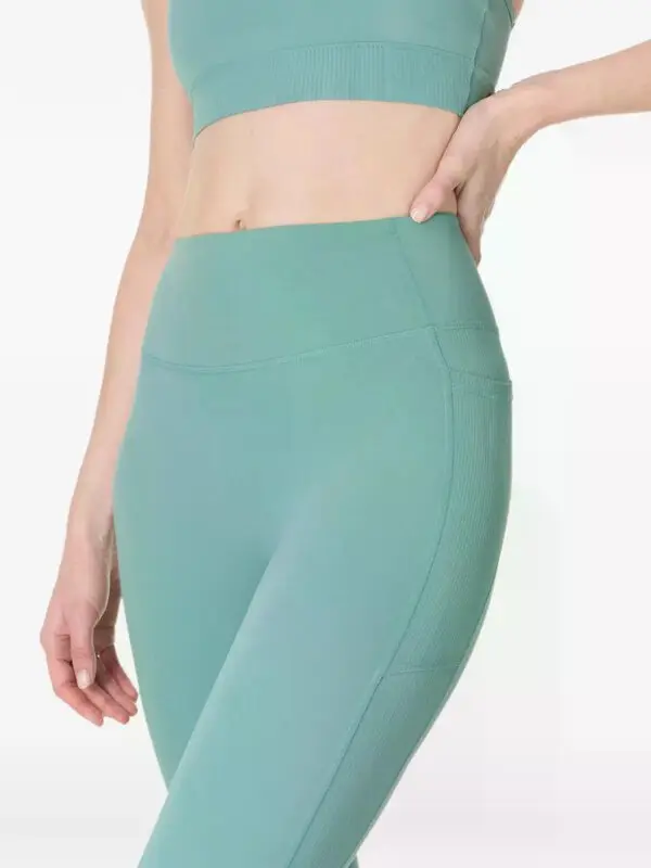 Sweaty Betty Ribbed-panel Leggings