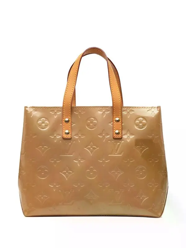 LOUIS VUITTON 2007 Monogram Vernis Reade Pm Handbag - Brown