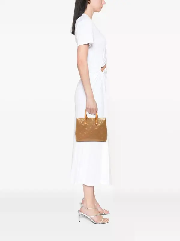LOUIS VUITTON 2007 Monogram Vernis Reade Pm Handbag - Brown