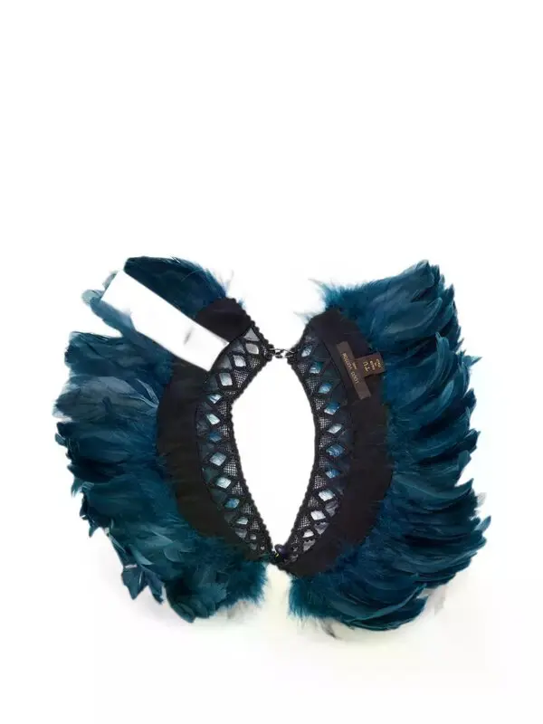 LOUIS VUITTON Embellished Feather Collar