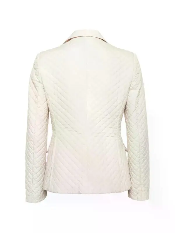 FERRAGAMO Quilted Single-breasted Blazer