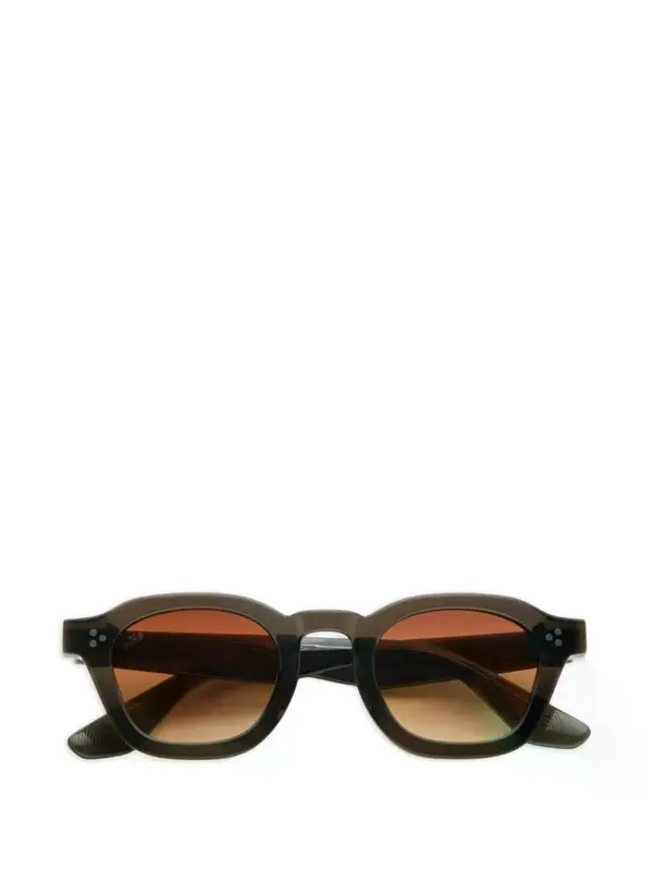 AKILA Logos Geometric-frame Sunglasses - Brown