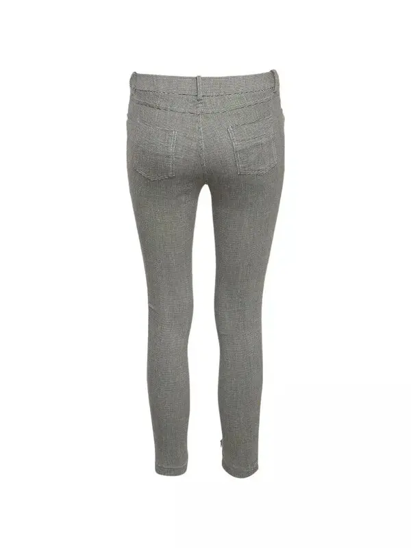 Elisabetta Franchi Checked Cropped Trousers