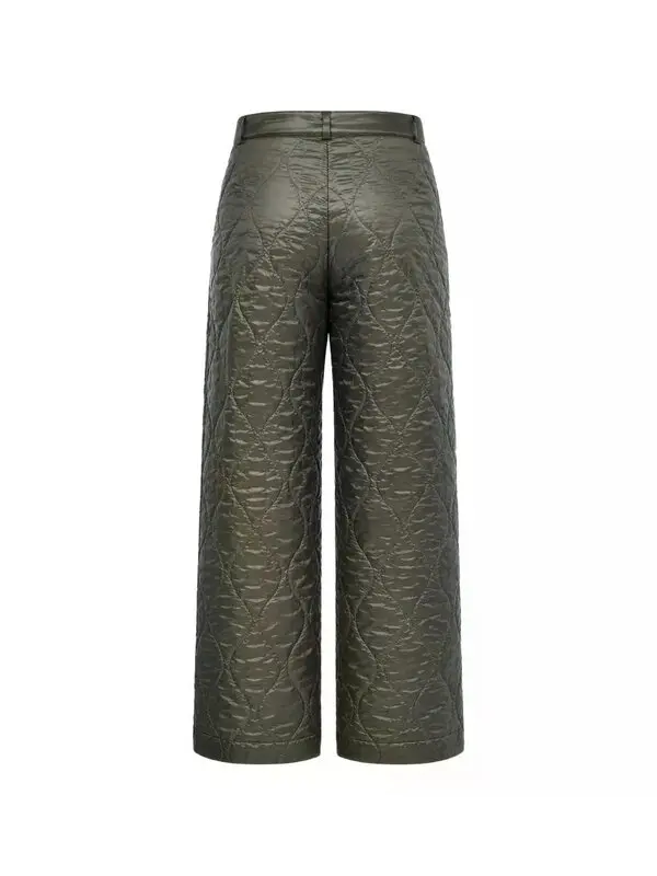 Woolrich Padded Quilted Wide Leg Trousers