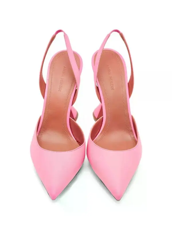 Amina Muaddi Holli Slingback Pumps