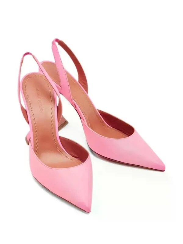 Amina Muaddi Holli Slingback Pumps