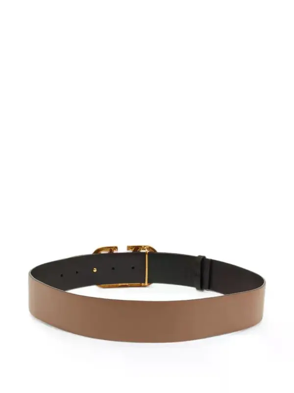 Valentino Garavani Vlogo Reversible Buckle Belt - Neutrals