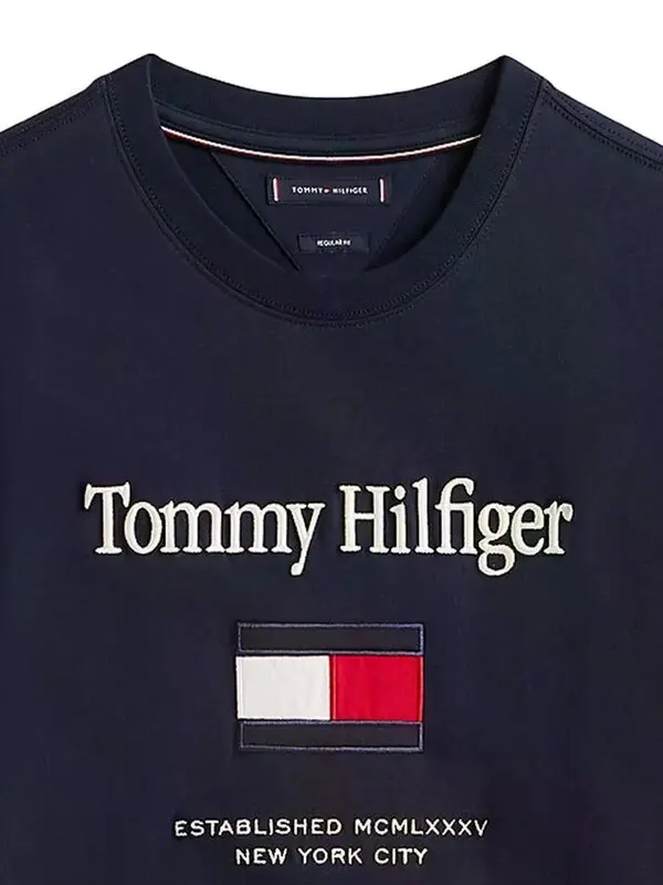 Tommy Hilfiger Logo-embroidered T-shirt